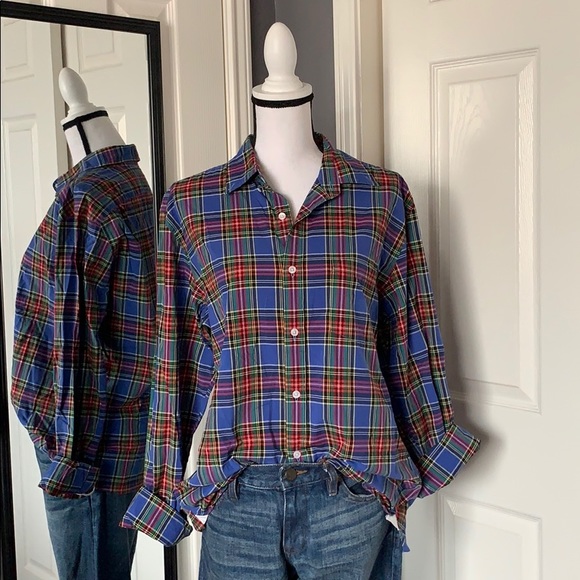 J. Crew | Tops | 24 Host Pick Jcrew Plaid Button Down Shirt | Poshmark